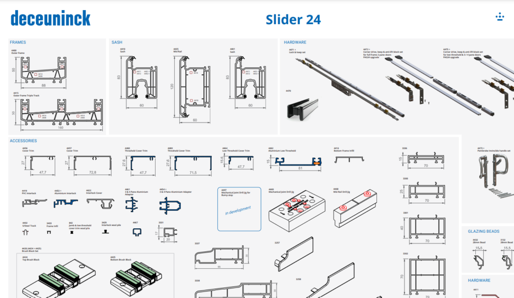 Slider 24 Wall chart - MB Frames